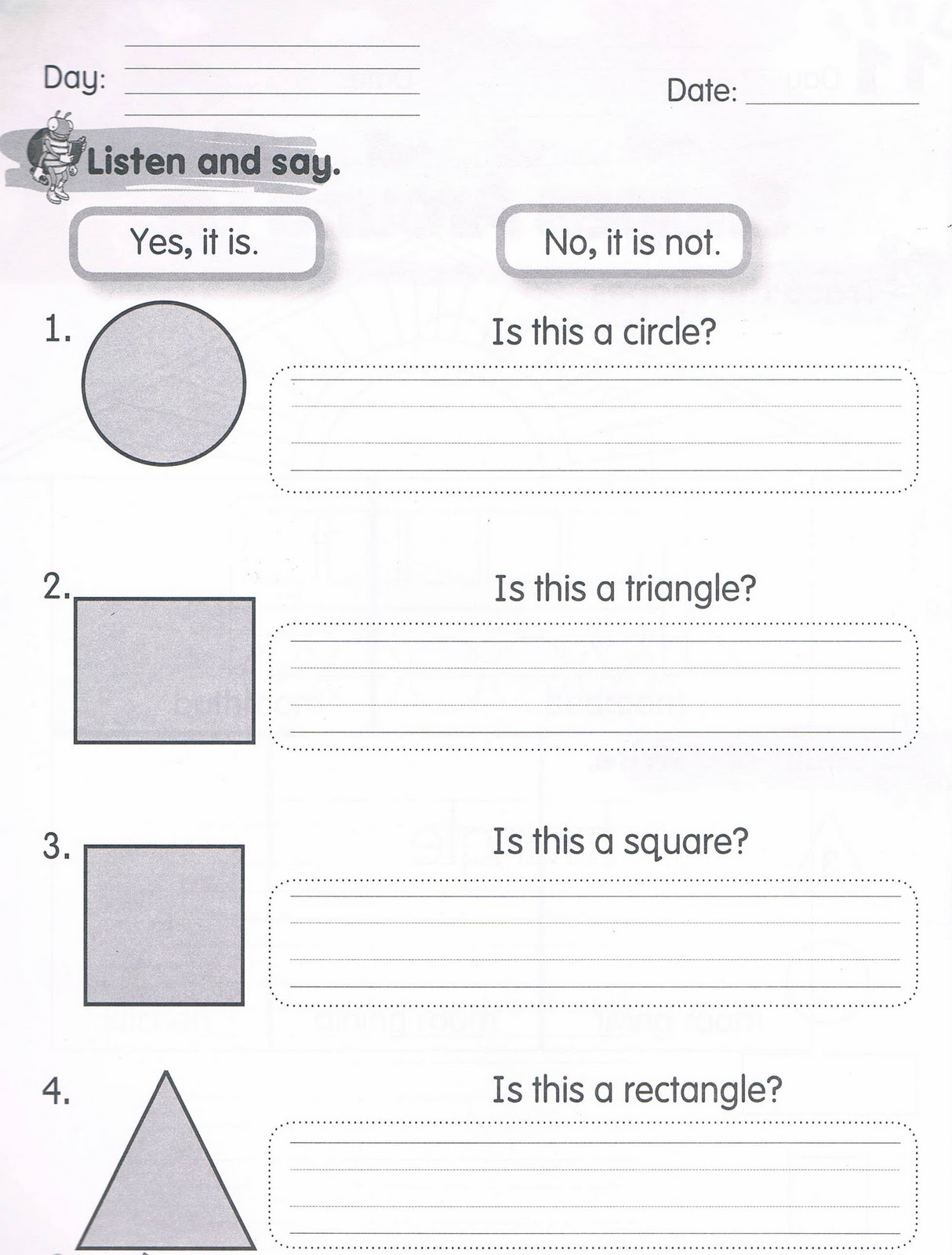 Unit 11 Shapes Around Us | English Year 1