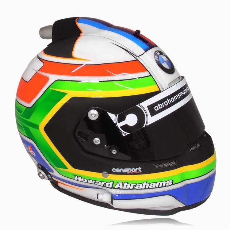 Racing Helmets Garage: Stilo ST4 GTW H.Abrahams 2013 by Censport Graphics