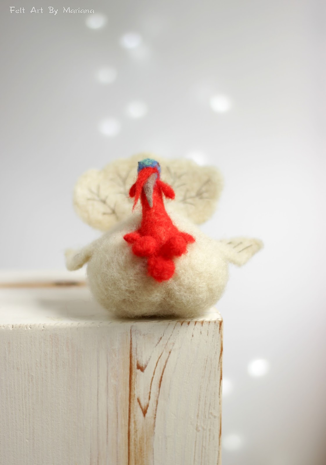 Felt Art By Mariana: Needle Felted Turkey - Thanksgiving Decor