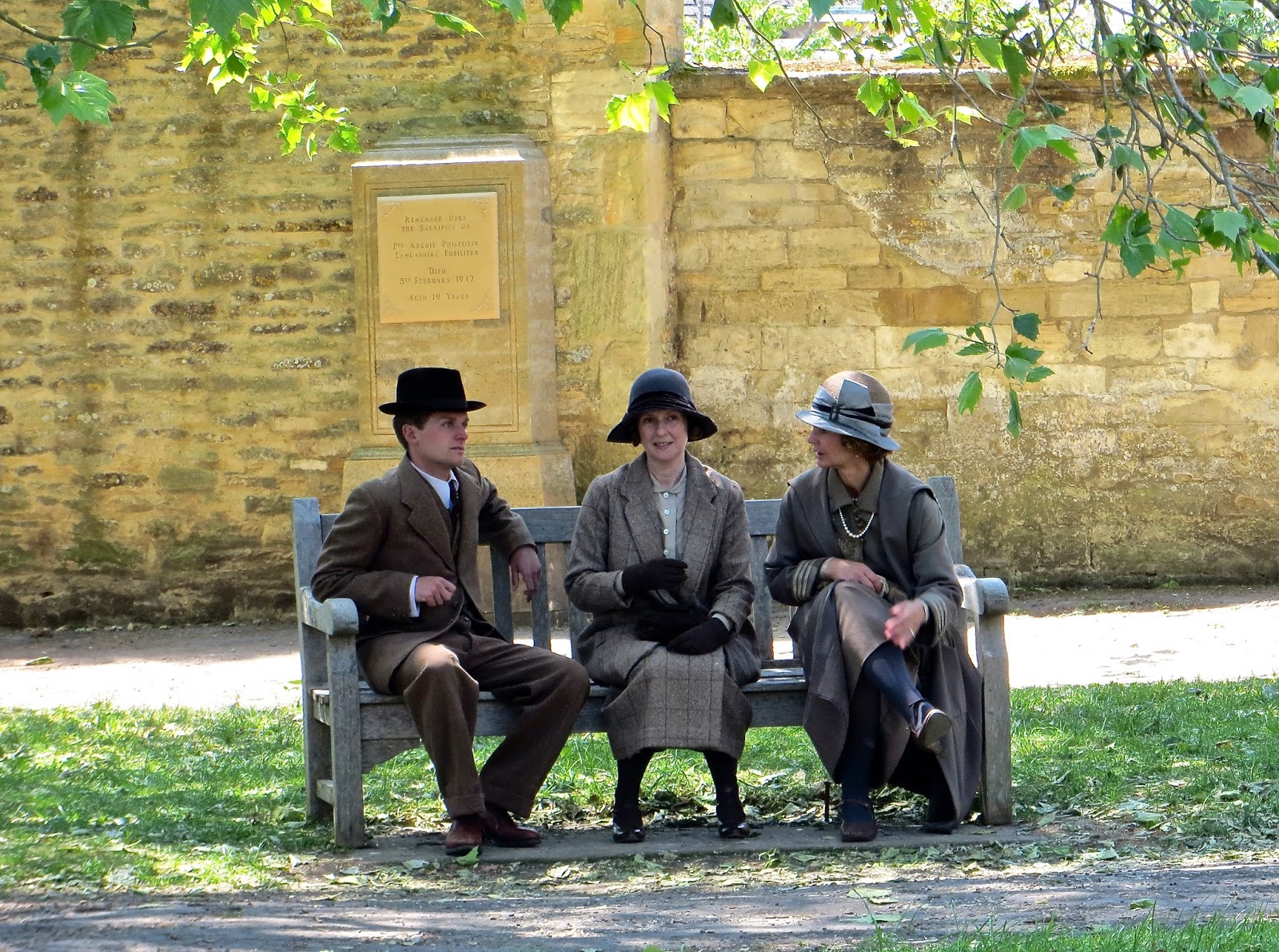 Curiouser and Curiouser: They are back in Bampton filming Downton Abbey ...