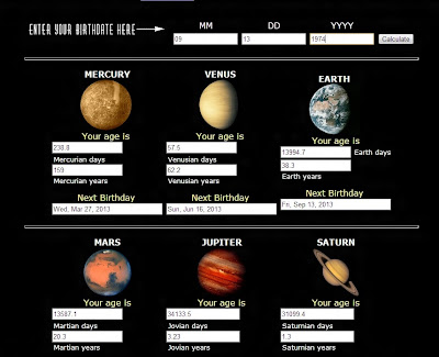 A portal of all beautiful websites on the Internet.: Know Your Age in ...