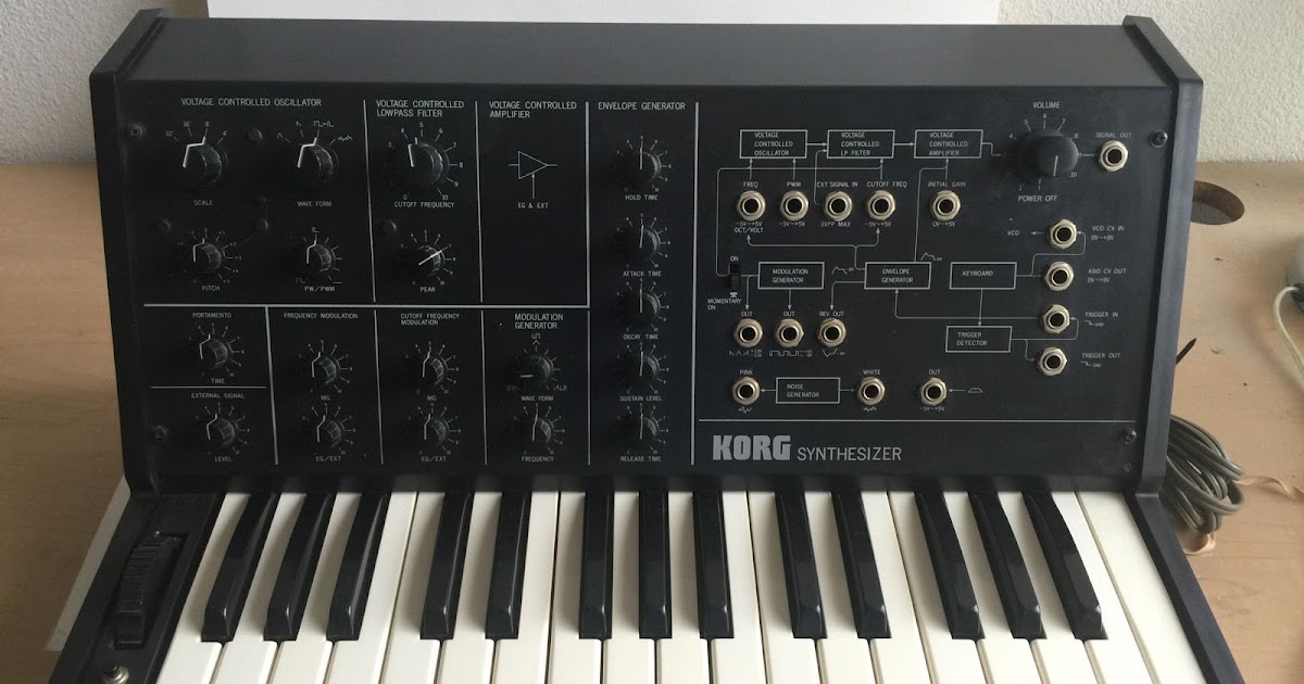 MATRIXSYNTH: Vintage Korg MS-10 SN 139869