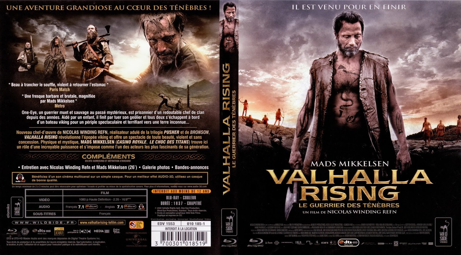 BLU-RAY JAQUETTES BLU-RAY: Valhalla rising