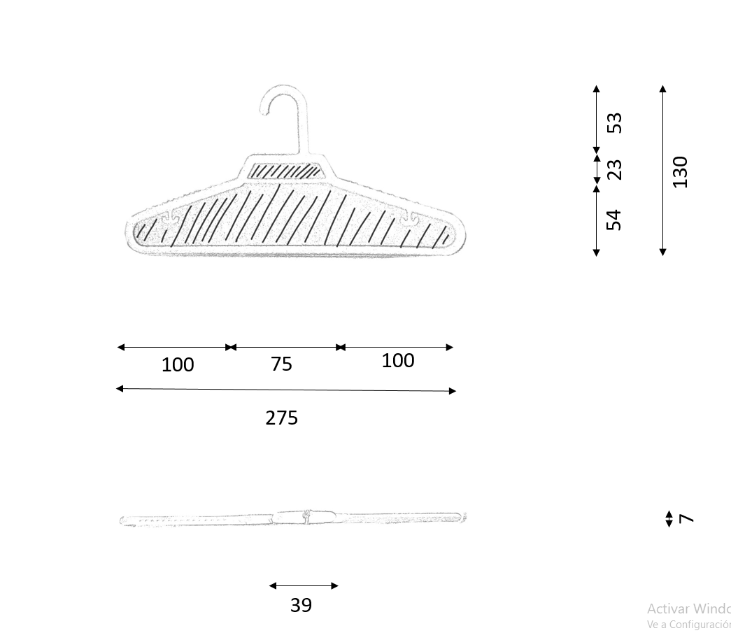 Análisis de una percha