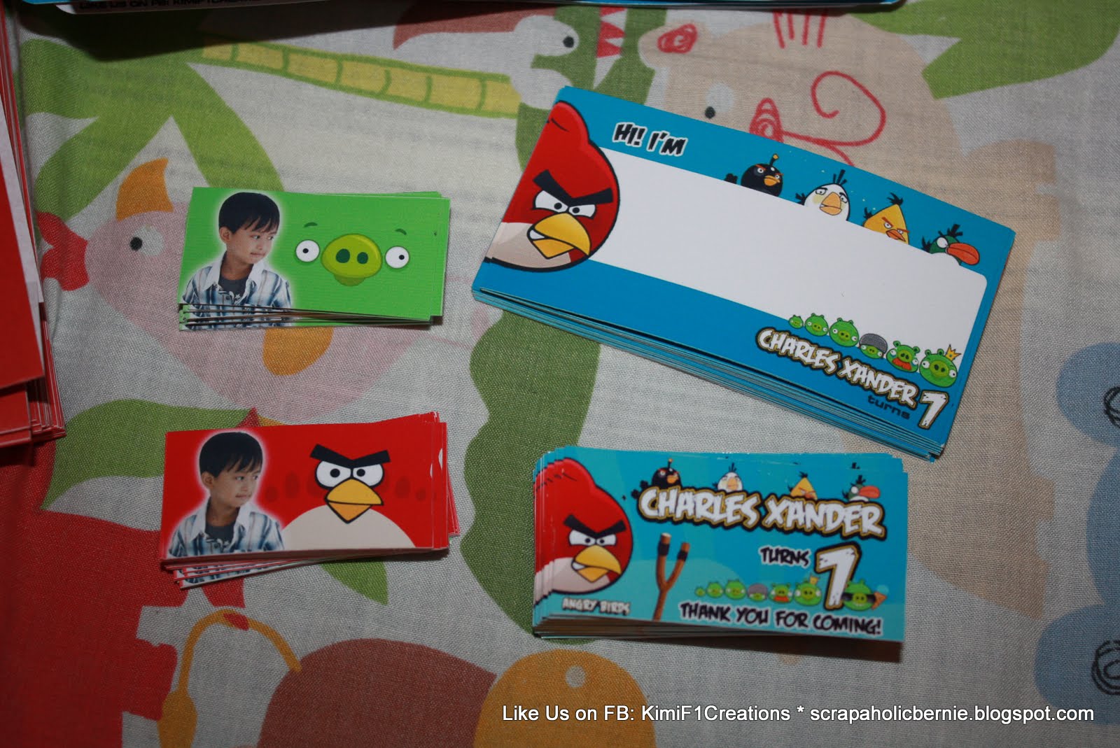 F1 Digital Scrapaholic: DIY Angry Birds Personalized Envelope