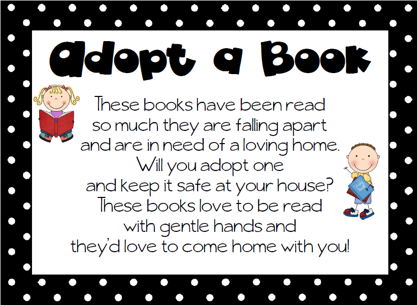 The Book Bug: Adopt a Book