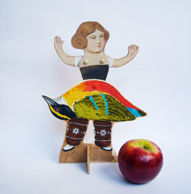 Lino Forest - Mixing Craft and Colour.: A Bird on a Bird