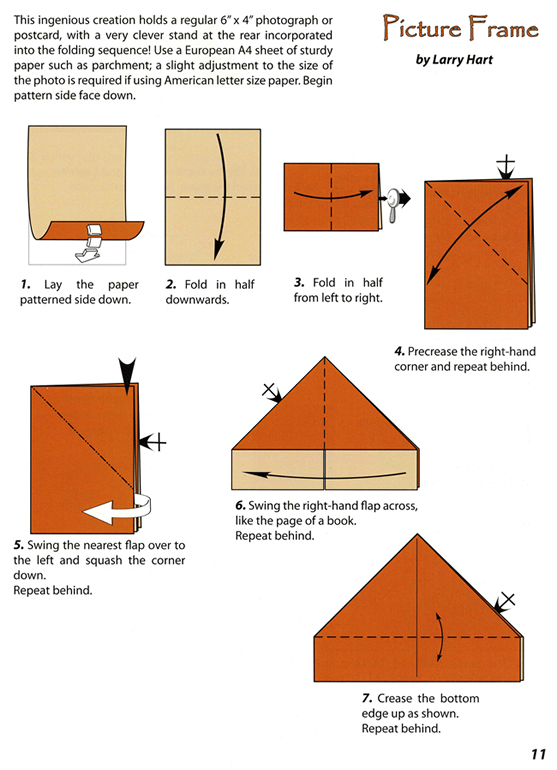 my chaos stems from my inability to sit still: Make an Origami picture ...