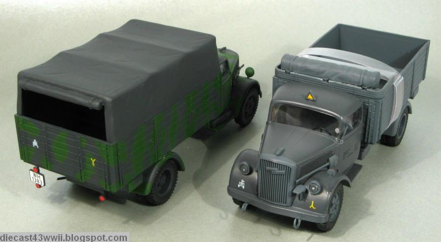 Military scale models: Opel Blitz from Victoria