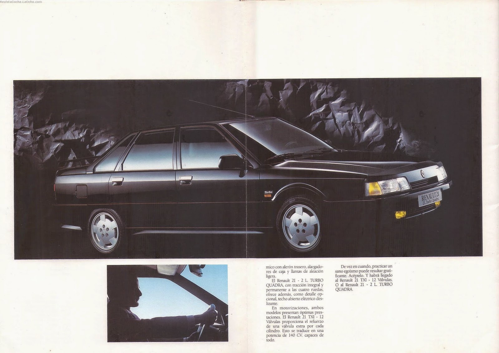 Revista Coche: Catálogos de época: coches Renault de 1990