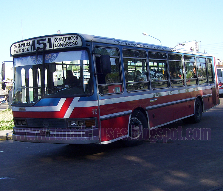 Colectibus - Zona de Buses: LINEA 151