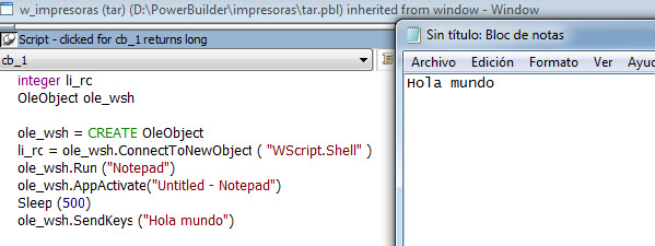infotutoriales: Abrir una aplicacion desde PowerBuilder