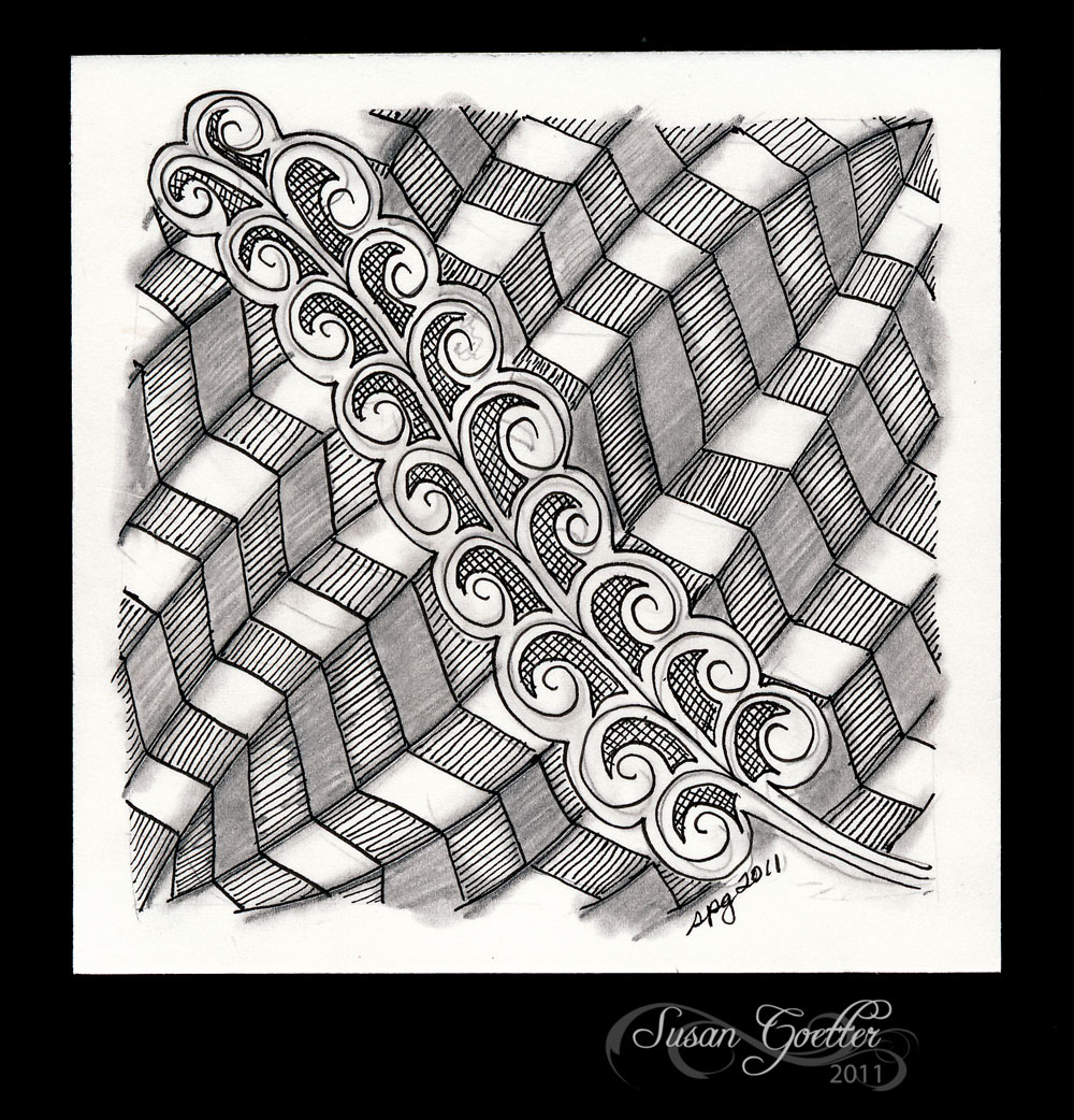 Susan Goetter: Challenge 41 - Duo Tangles