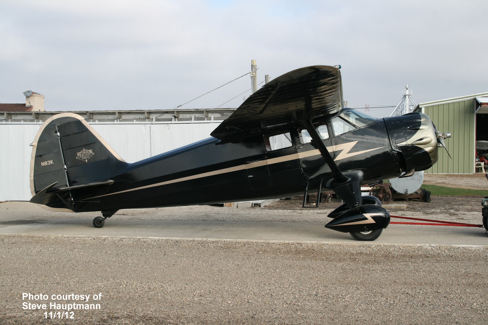 Fly's Picture Place: A 1937 STINSON RELIANT One Of Seven In The World