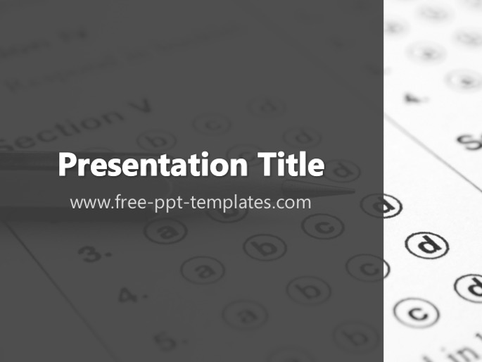 Exam PPT Template - GraphicXtreme
