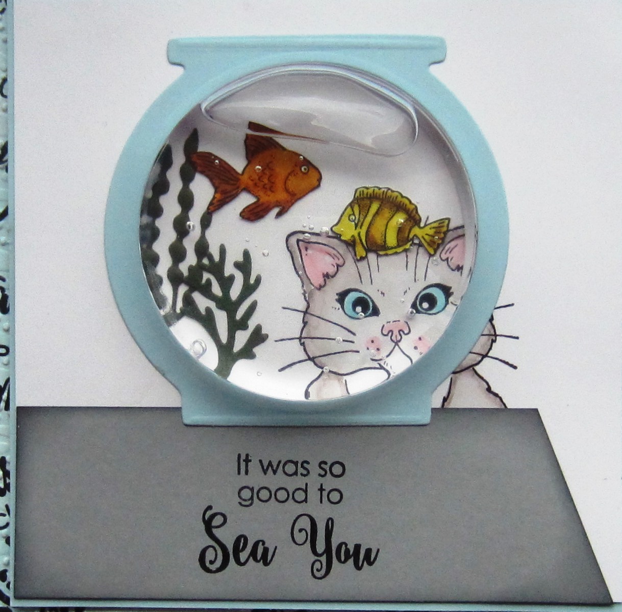 Fish Bowl Card | PartiCraft (Participate In Craft) | Bloglovin’