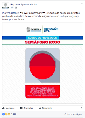 Reactivan Código Rojo en Reynosa | Entre Veredas