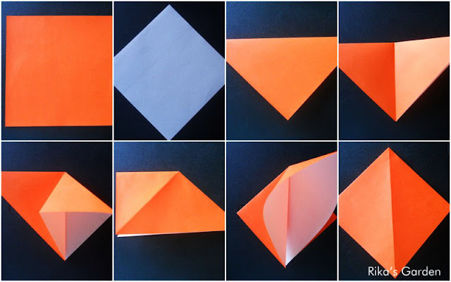 Rika's Garden: Meringhe Ragnatela e Origami per Halloween♪