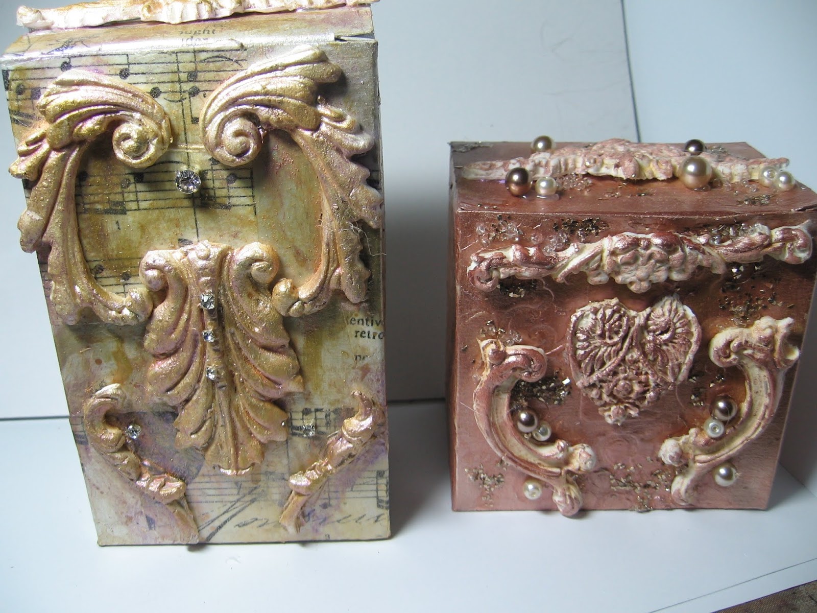 AngelDream Crafts: Mixed Media Gift Boxes Featuring DecoArt