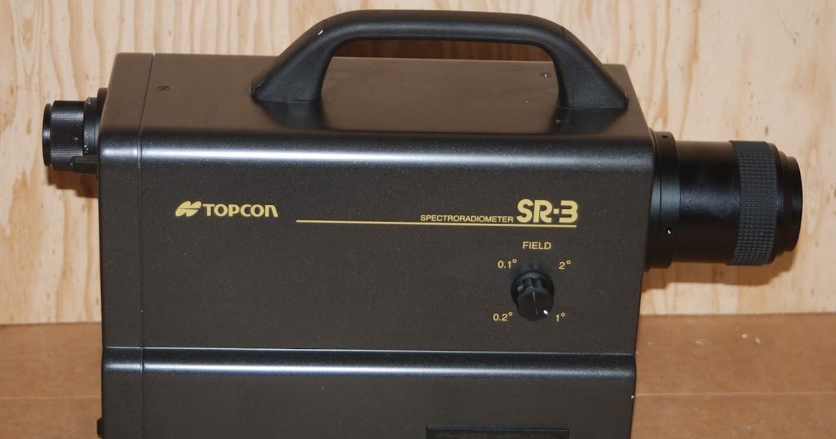 EquipmentHolic: TOPCON SR-3 SPECTRORADIOMETER,분광 방사 휘도계