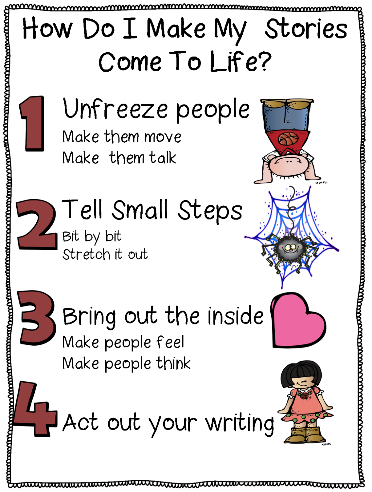 First Grade Wow: Spider Writing