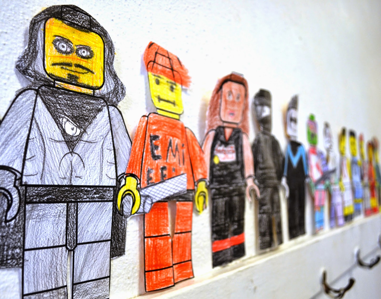 The Lego Movie Characters Drawing