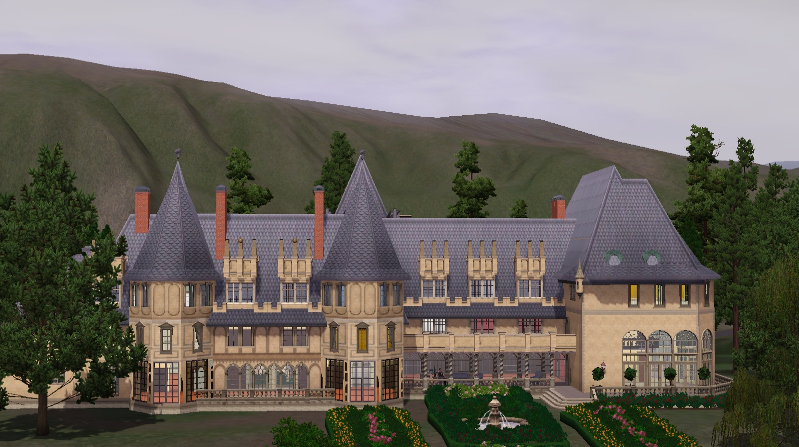 Sims 3 Houses by JefV: The Biltmore Estate
