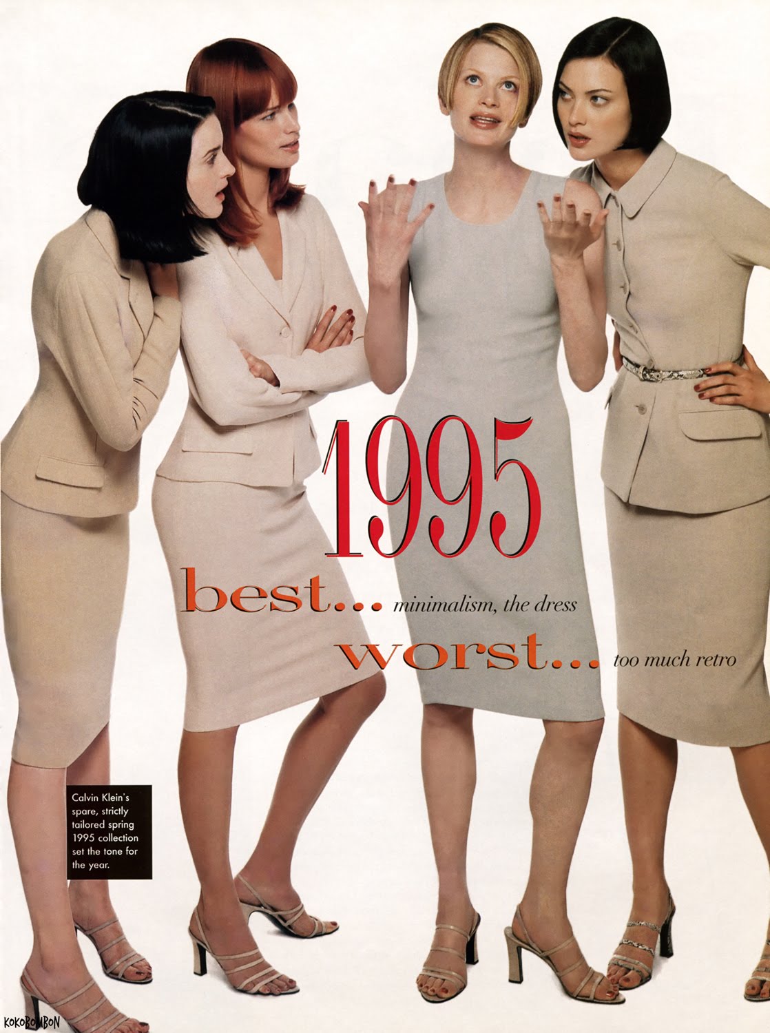 La Vie en Pose: Vogue US January 1996