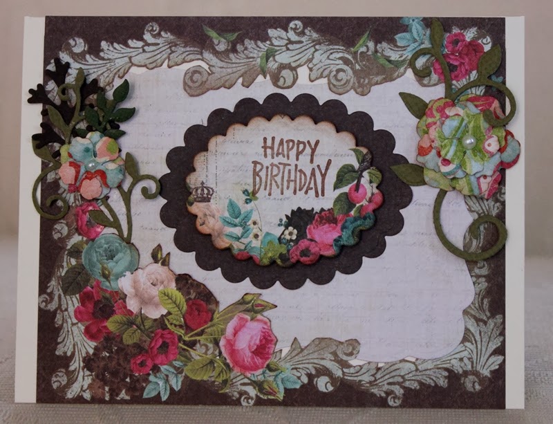 Contagiously Crafty: A Floral Happy Birthday
