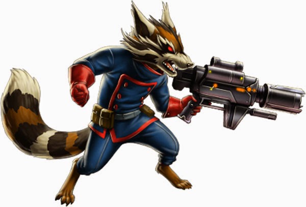 Rocket Racoon / Mapache Cohete. ~ ANIMACIONBETA
