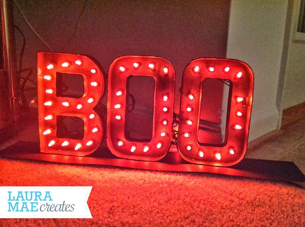 Laura Mae Creates: Boo Sign