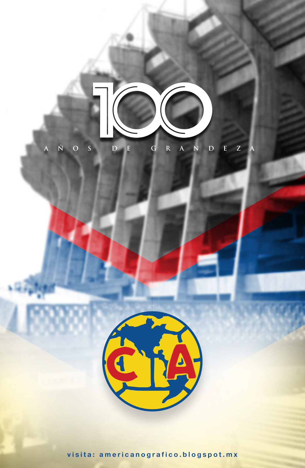 AMERICAnografico: Estadio Azteca • 100 Años Club América