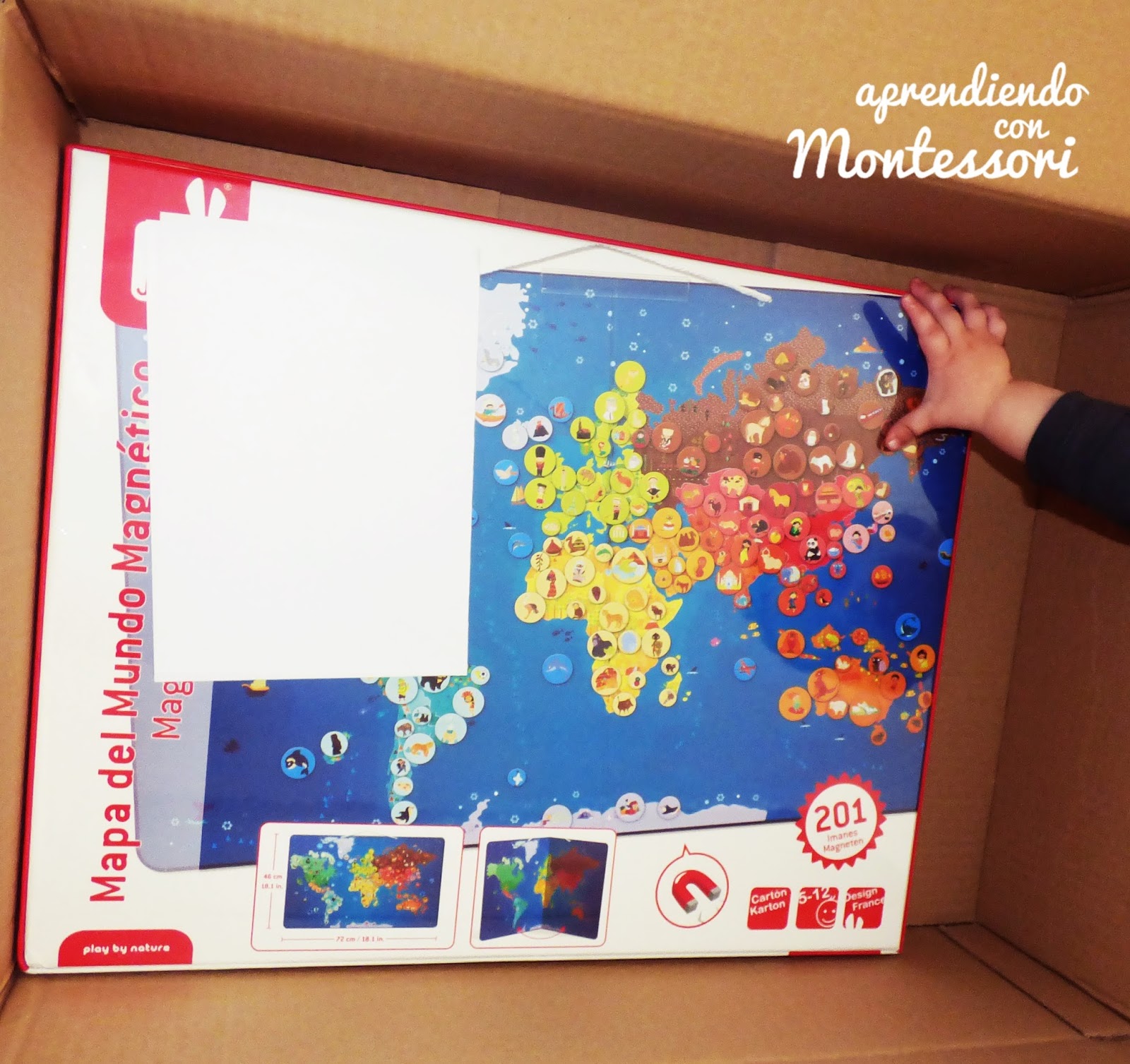 Mapa del Mundo Magnético - Aprendiendo con Montessori