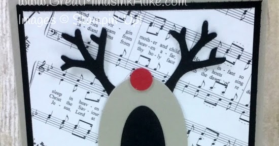 Great Minds Ink Alike: Singing Reindeer Punch Art