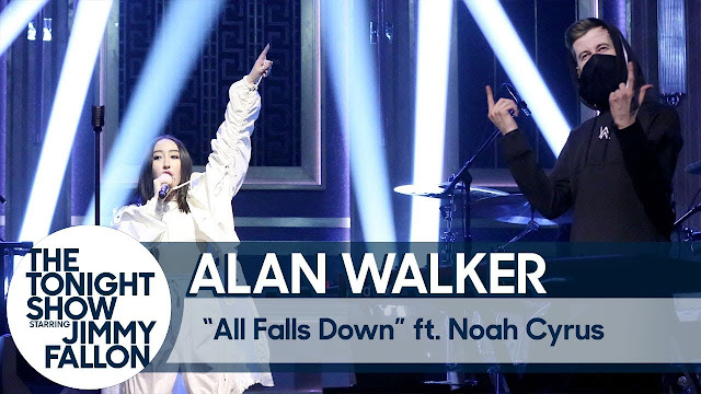 Alan Walker & Noah Cyrus Perform "All Falls Down" On Tonight Show
