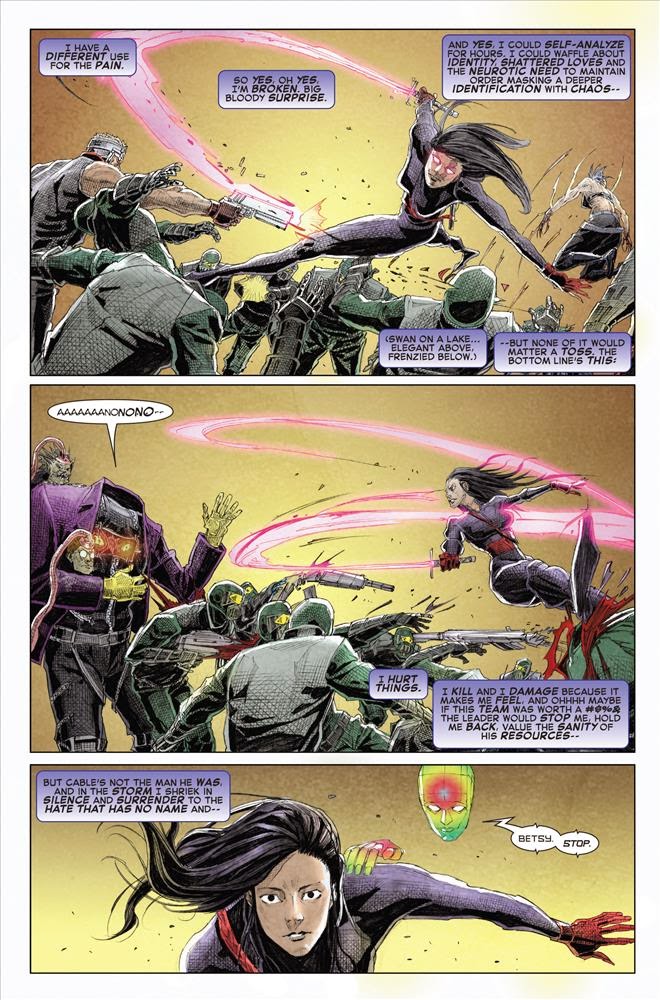 PSYLOCKE | CAPTAIN BRITAIN // like a butterfly: X-Force #12 Art