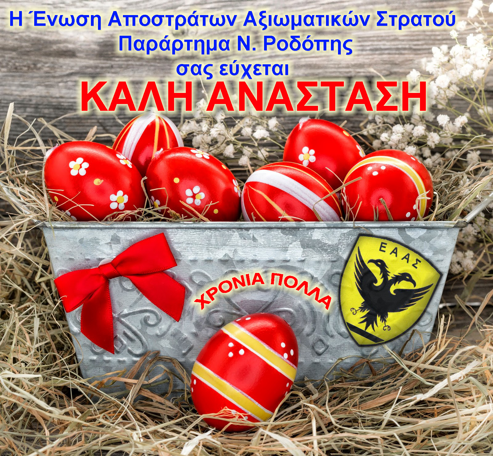 ΕΝΩΣΗ ΑΠΟΣΤΡΑΤΩΝ ΑΞΙΩΜΑΤΙΚΩΝ ΣΤΡΑΤΟΥ Ν. ΡΟΔΟΠΗΣ