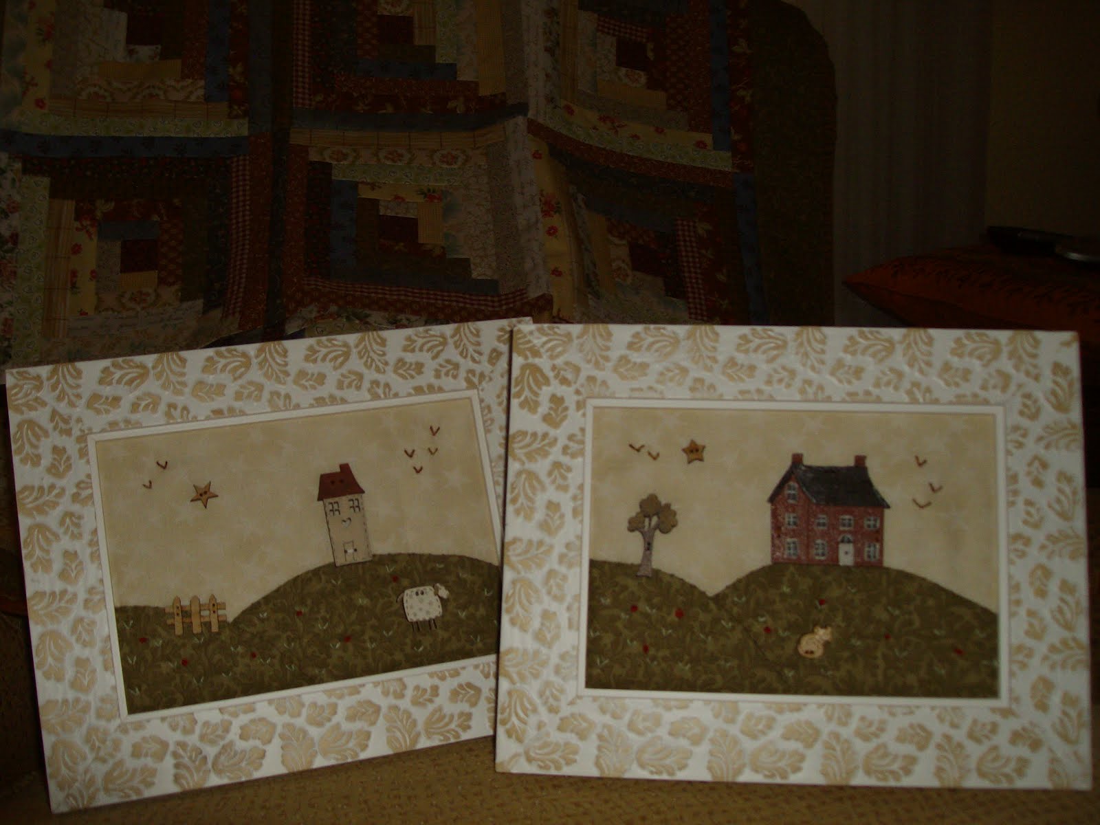 EL TALLER DE MAITE.: Cuadros de patchwork