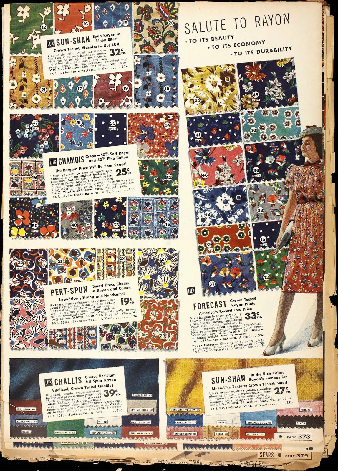 Dividing Vintage Moments : Sewing With Rayon