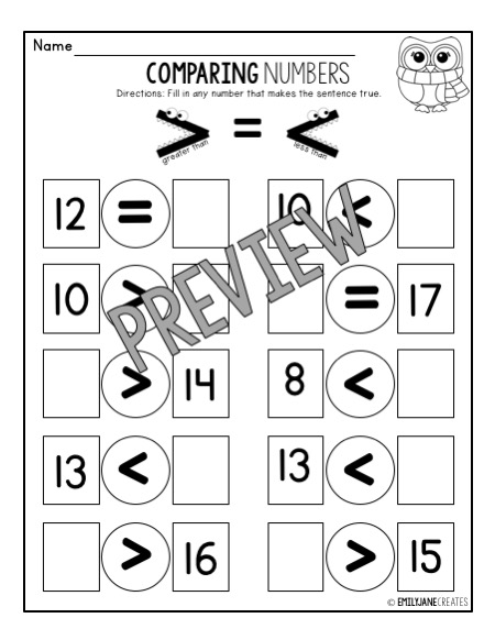 Emily Jane Creates: DECEMBER NO PREP KINDERGARTEN PACKET-OVER 100 PAGES!