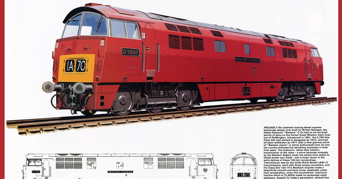 Lakeland Railway: Outlines of Power - Nº 7 : Class 52 'Western Diesel ...