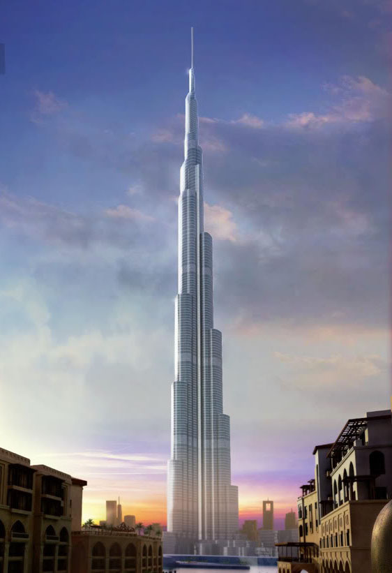 Burj Dubai , tallest man made structure