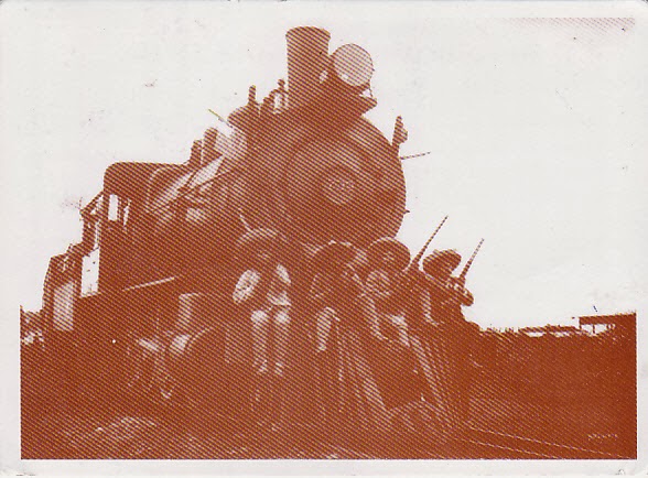 Discover the World on Trains: Steam Locomotive in Mexico in 1910.