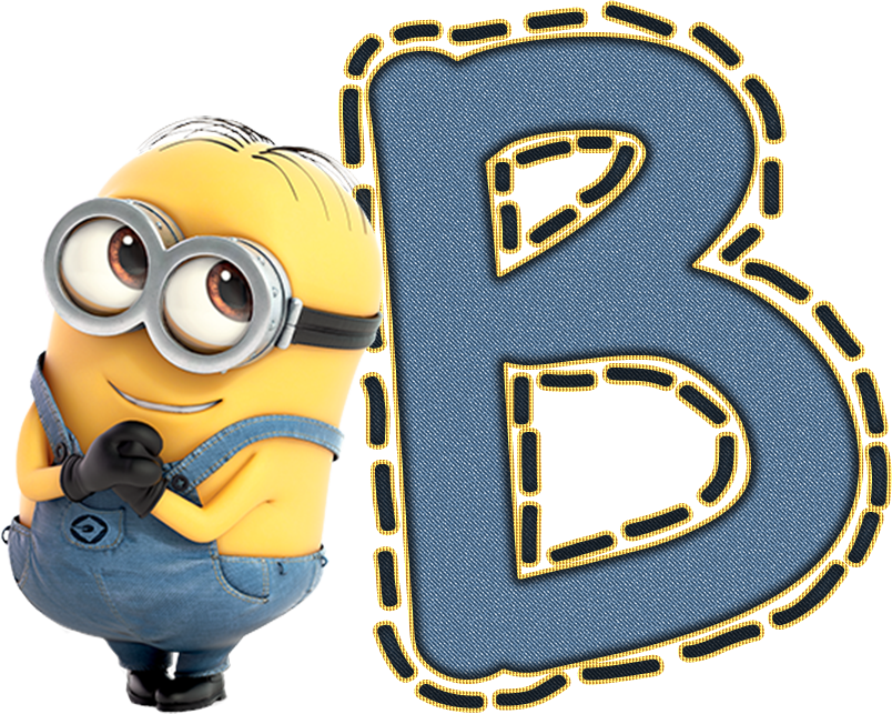 Alfabeto Decorativo: Alfabeto - Minions 6 - PNG - Letras - Maiúsculas ...