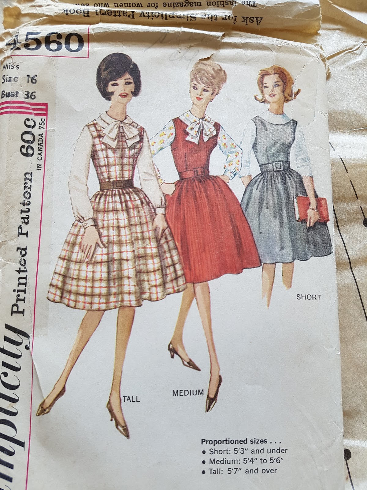 Simplicity 4560 (1954) pattern review by jacqui583