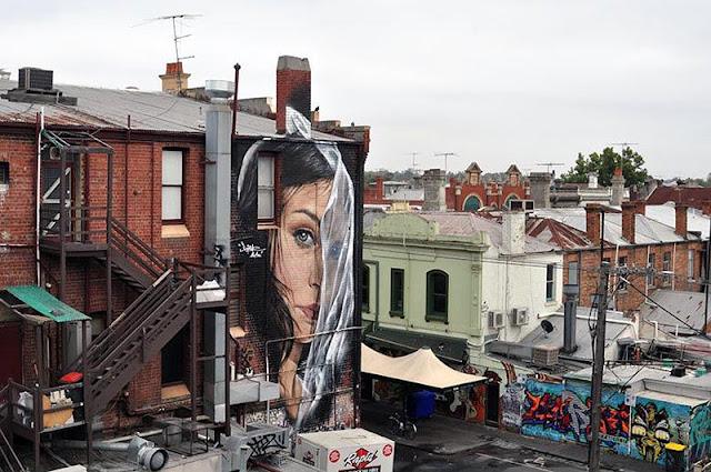 Adnate New Mural In Melbourne, Australia – StreetArtNews