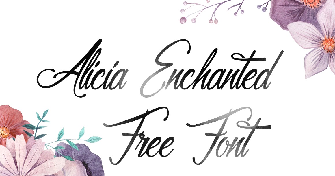 DLOLLEYS HELP: Alicia on the enchanted Highlands Free Font