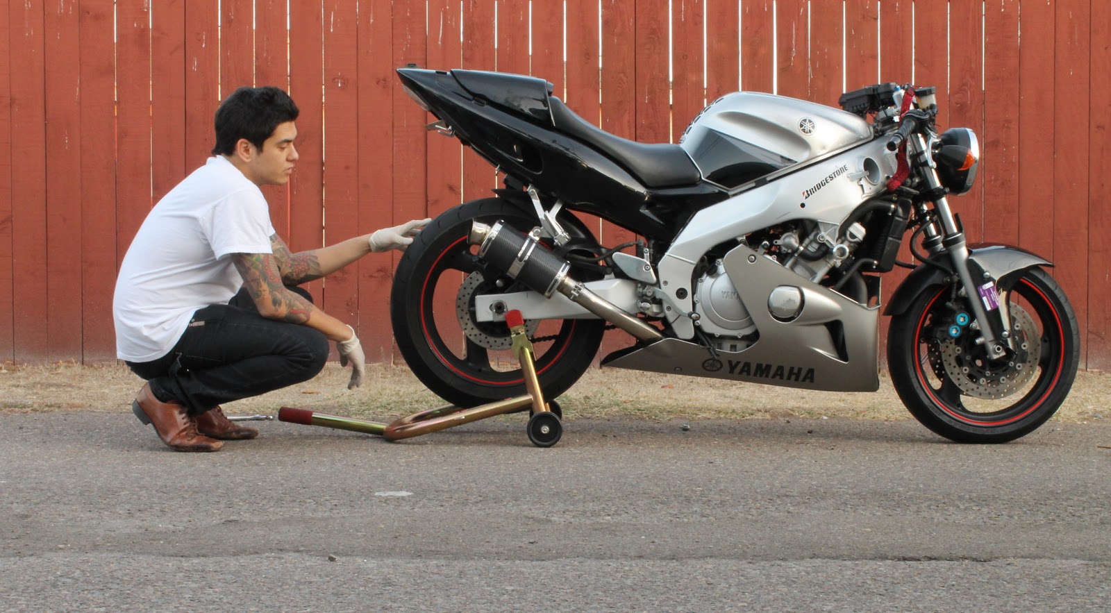 David's Day Off: ts yzf600r