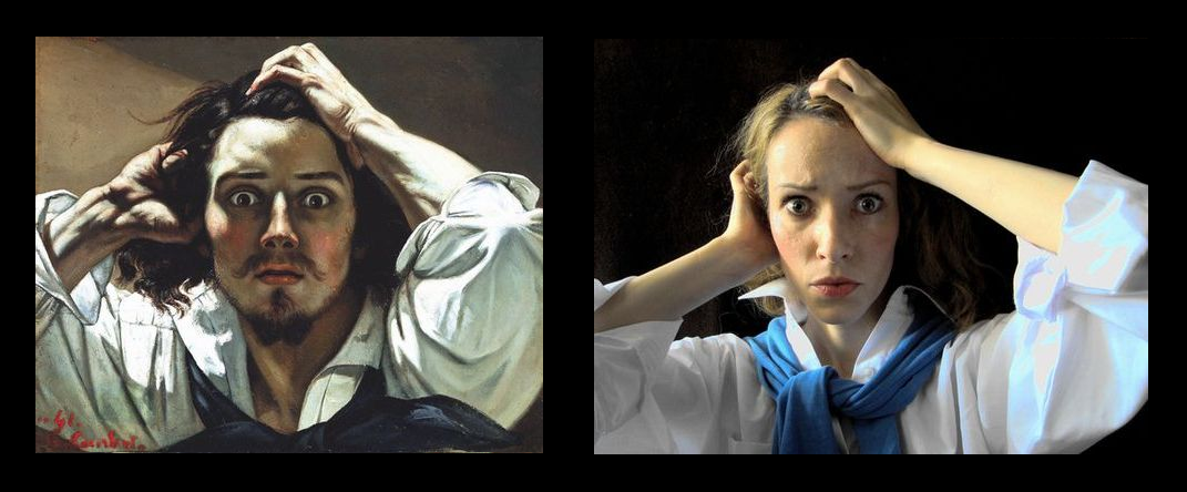 be like...: Gustave Courbet, Self- portrait (The Desperate Man)