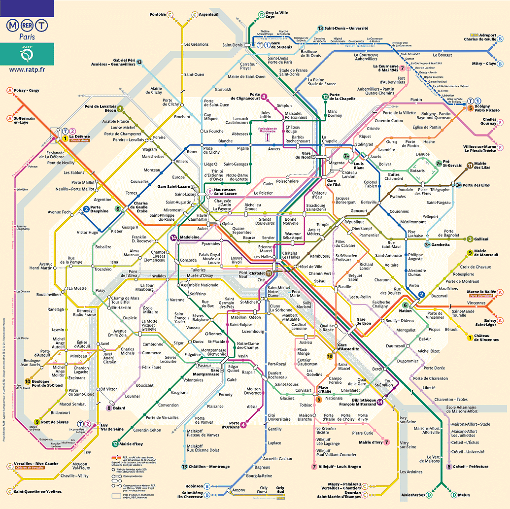 Krzysztof Gierak | Blog&Website: Paryż: Metro - ceny, bilety, mapa ...